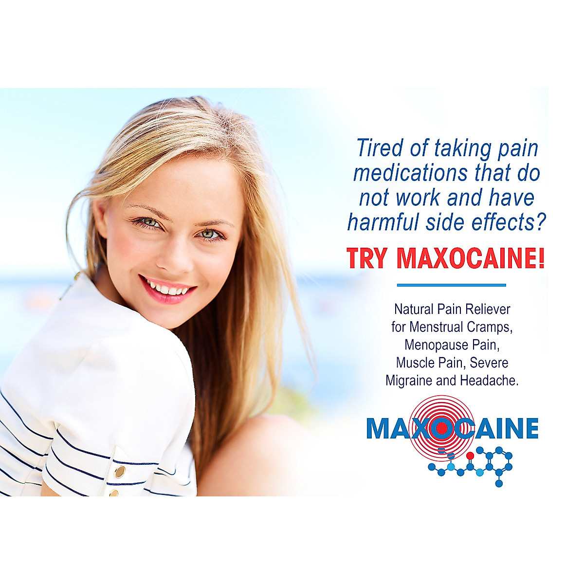 MAXOCAINE 4% Lidocaine Roll On Plus 1% Menthol. Max Strength Instant Pain Relief & Powerful Tattoo Numbing Liquid Cream. Topical Anesthetic Gel Numbs Away Arthritis, Muscle Sprain Joint & Back Pain