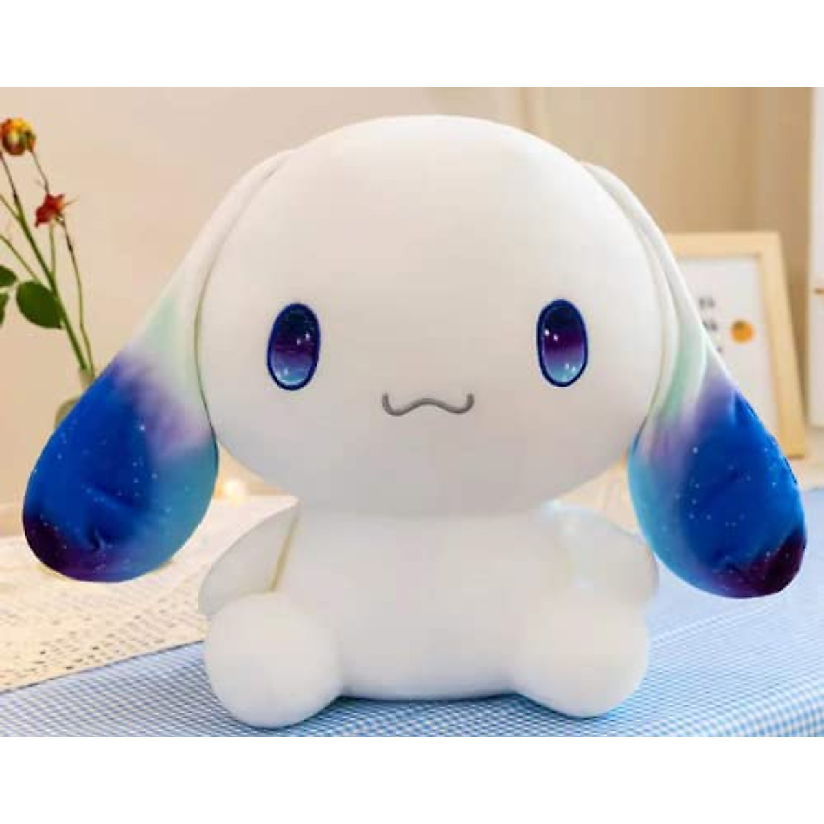 BAI LAN HEI Dog Plush Toy 40cm, 15.7'' Kawaii Cartoon Starry Eyes Dog Doll Stuffed Animal Toy Gifts for Boys Girls, Children's Day Gift