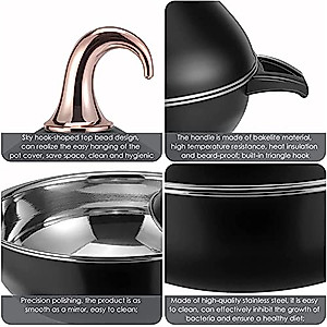 Moroccan Tagine Cooking Pot, Stainless Steel Non-Stick Slow Cooker, Healthy Durable Casserole, for Kitchen Cooking