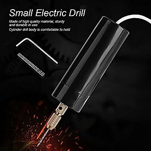 SaiDian 1Pcs Micro Mini Hand Drill Electric Small Grinder Tool Portable USB Electric Drill for Resin Polymer Clay Jewelry Making DIY