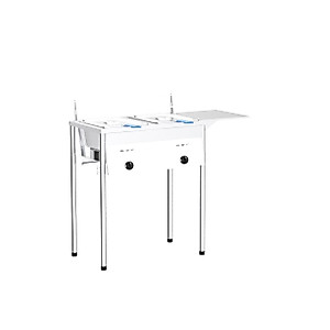 KEEKR Two Tank Outdoor Deep Fryer with Thermometer | Propane Deep Fryer with 2 Stainless Steel Basket & Lid Covers | Large Oil Tank Capacity with Regulating Knobs