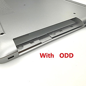 New Replacement for HP 17-by 17T-by 17-CA 17G-CR 17G-CS 17.3" Laptop Lower Base Bottom Case Cover Assembly Part L22508-001 6070B1308207 Natural Silver
