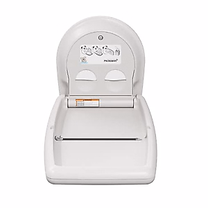 KoalaKare White Granite Vertical Surface-Mounted Baby Changing Station -Table