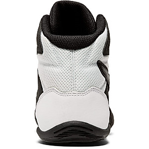 ASICS Kid's Matflex 6 Grade School Wrestling Shoes, 2.5, Black/Silver