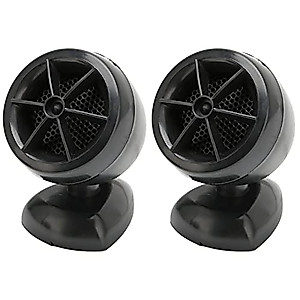 Cuifati 1200W Universal Car Stereo Speakers for Car Audio Systems, Universal OEM Tweeter Mini Horn Music Dome Loudspeaker for Car Doors Dashboards(Black)