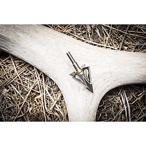 Wac Em Wac'Em 4 Blade 100 Grain Broadhead (3-Pack) with Free Strobing FIT Nock (3 Bushings Inc)