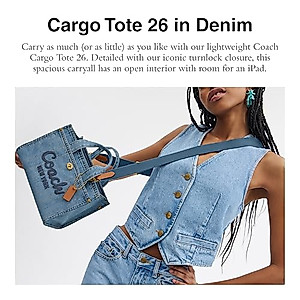 Coach Cargo Tote 26, Indigo