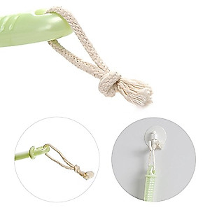 Soft Bath Brush for Back with Long Handle Body Shower Brush Exfoliating Back Scrubber for Men and Women (Green)