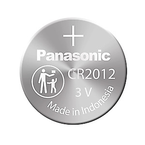 Panasonic CR2012 Battery; CR Lithium-Coin; 3 V; 55; 0.45lbs. (1 piece)