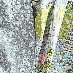 Lush Decor, Blue Roesser Throw Blanket, 50" x 60"