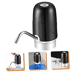 Uonlytech 2pcs Water Pump 3 Gallon Water Jug Water Bottle Pump Water Containers 5 Gallon 5 Gallon Water Bottle Beverage Dispensers Mini Kettle Water Jug Dispenser Automatic Drinks