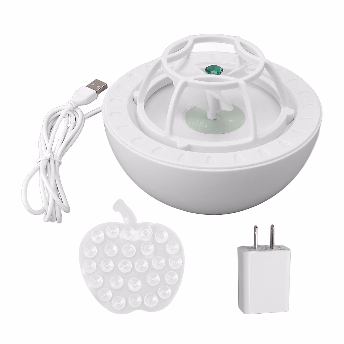 Mini USB Dishwasher, USB 100 to 240V 15 Minutes Smart Shutdown Portable Dish Washing Machine High Pressure Water Spray for Dorm (US Plug)