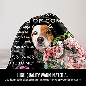 Gifts for Mom Throw Blanket, Birthday Mom Gifts Mom Blanket from Daughter Decorations 50 X 60 Inches