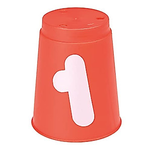 Idena 40416 - Ball Throwing Game with 10 Cups and 3 Balls, Colorful