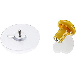 BERTERI Wall Hooks, 10PC Decorative Adhesive Heavy Duty Living Room Bedroom Bathroom Kitchen Wall Hooks, Hat, Coat, Towel, Key Hooks (5 Colors)