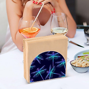 Dragonfly Napkin Holder for Kitchen U-Shaped Paper Towel Dispenser for Tables Sturdy and Durable Paper Napkin Storage for Picnic Party Wedding Home