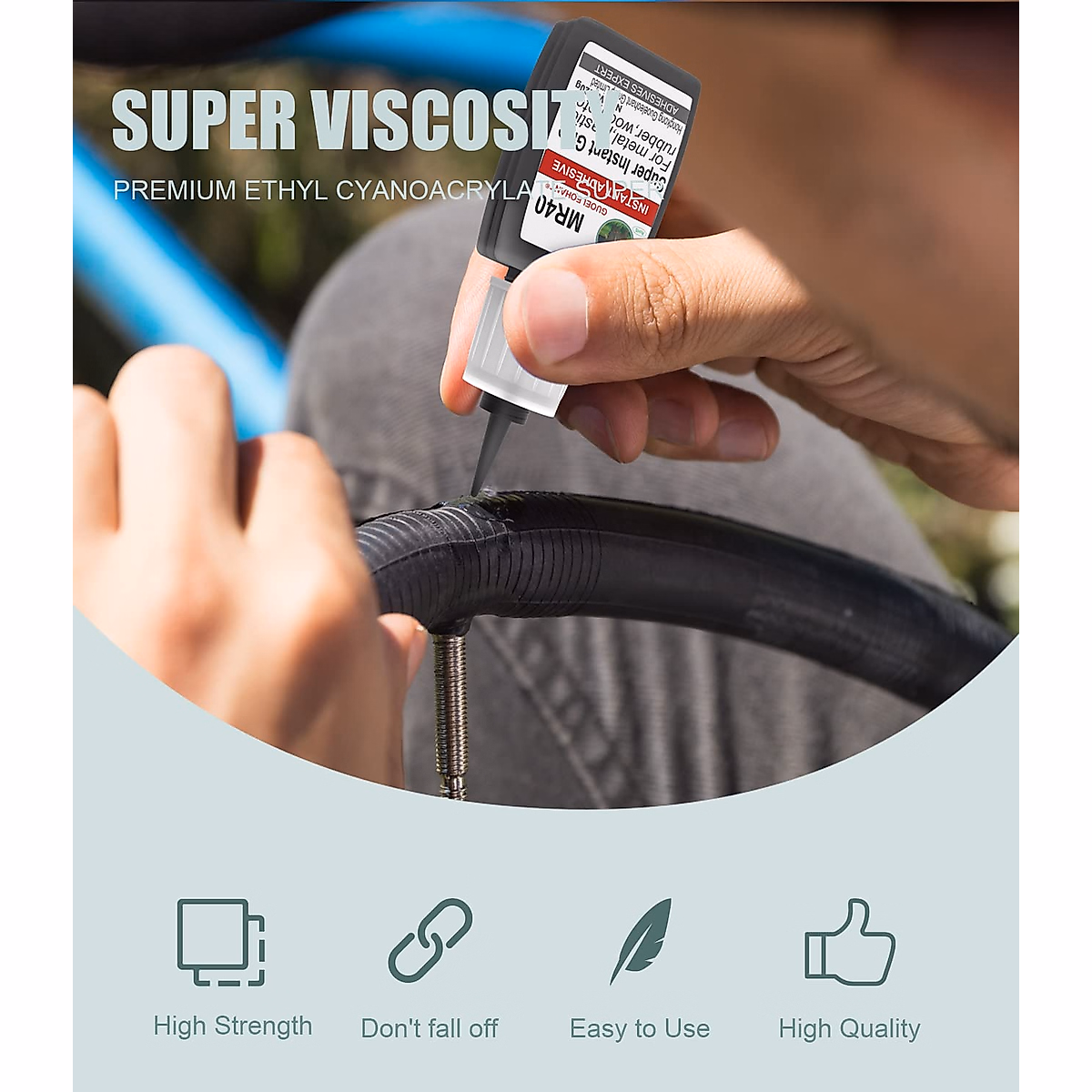 20g Rubber Glue, Rubber Adhesive, for bonding Between Rubber and Rubber, Rubber and Other Material. Instant Super Glue for Rubber, Tire, DIY Crafts, Rubber Edge, Rubber Tube, Rubber Product,etc.