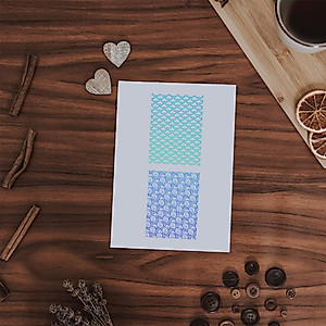 CRASPIRE Cloud Background Clear Rubber Stamp Regular Transparent Silicone Seals Stamp for Journaling Card Making DIY Scrapbooking Handmade Photo Album Notebook Decor 6.3 x 4.3inch