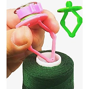 PeavyTailor 20pcs Bobbin Buddies Bobbin Holder Clamp Thread Organizer for Brother Sewing Machine #4