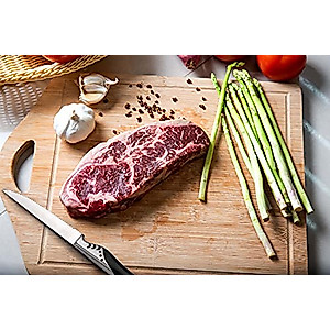 JXWING German High Carbon Stainless Steel Steak Knives, Premium 8-Piece Steak Knife Set