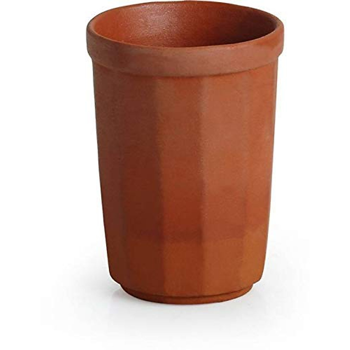 Odishabazaar Handmade Clay Glass/Clay Drinking Water Glasses/Clay Milk Glass/Clay lassi Glass/Clay Juice Glass/Mitticool Glass/Earthenware Product Good for Health