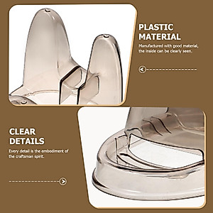 Angoily Kitchen Storage Rack Spoon Holder Lid Organizer Stove Utensil Holder Kitchen Countertop Lid Holder Lid Rack Ladle Holder Kitchen Counter Utensil Holder Pot Cover Plastic Shelf