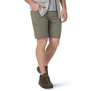 ATG by Wrangler Men's Flap Pocket Utility Short, Earth Green, 46