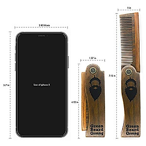 Tree-mendous Sandalwood Folding Comb - Durable Pocket Combs that Plant Trees by Green Beard Grmng