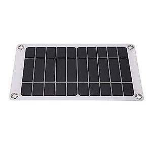 7.5W 5V USB Solar Panel Charger High Efficiency and Stable Portable Outdoor Monocrystalline Solar Panel Power Supply for Outdoors