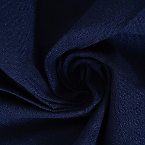 Blue Needles Navy Blue Cloth Napkins - 100% Cotton Set of 12 Dinner Napkins 18x18 inches - Soft, Reusable and Washable Linen Napkins, Ideal for Events, Parties & Everyday Use