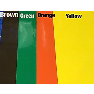 Oracal 651 Permanent Adhesive Vinyl, 12 inch x 24 inch rolls, Choose colors, Best Adhesive Vinyl for Crafters, Good for Cups, Mugs, Bottles