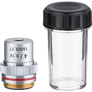 AmScope A4X 4X Achromatic Microscope Objective