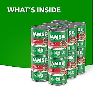 Iams Proactive Health Wet Dog Food, Lamb Chunks in Gravy, 13 oz., Pack of 12