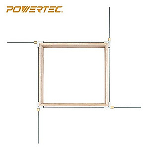 POWERTEC 71414 24-pc Aluminum Quick Release Corner Framing Clamp Kit