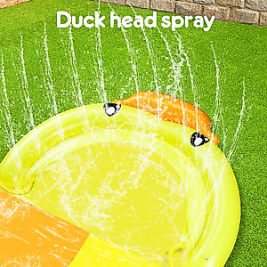 TOY Life Duck Water Slide, Slip Slide, Waterslide, Water Slides for Kids Backyard, Slip N Slide, Water Slide Adult, Shark Themed Slip and Slides for Kids Backyard, Waterslide for Kids