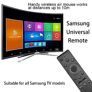 Joelrise Universal Remote Control for Samsung TVs - Compatible with Frame, Crystal UHD, Neo QLED, OLED, 4K, and 8K Smart TVs - Works with Netflix, Prime Video, Hulu (2 pcs)