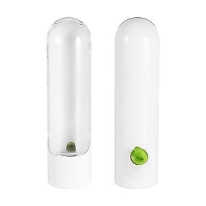 Fresh Herb Keeper, Herb Saver for Refrigerator, Herb Storage Container Vanilla Keep-Fresh Cup Vegetable Preservation Bottle Keeps Greens Fresh for Cilantro Mint Parsley Asparagus