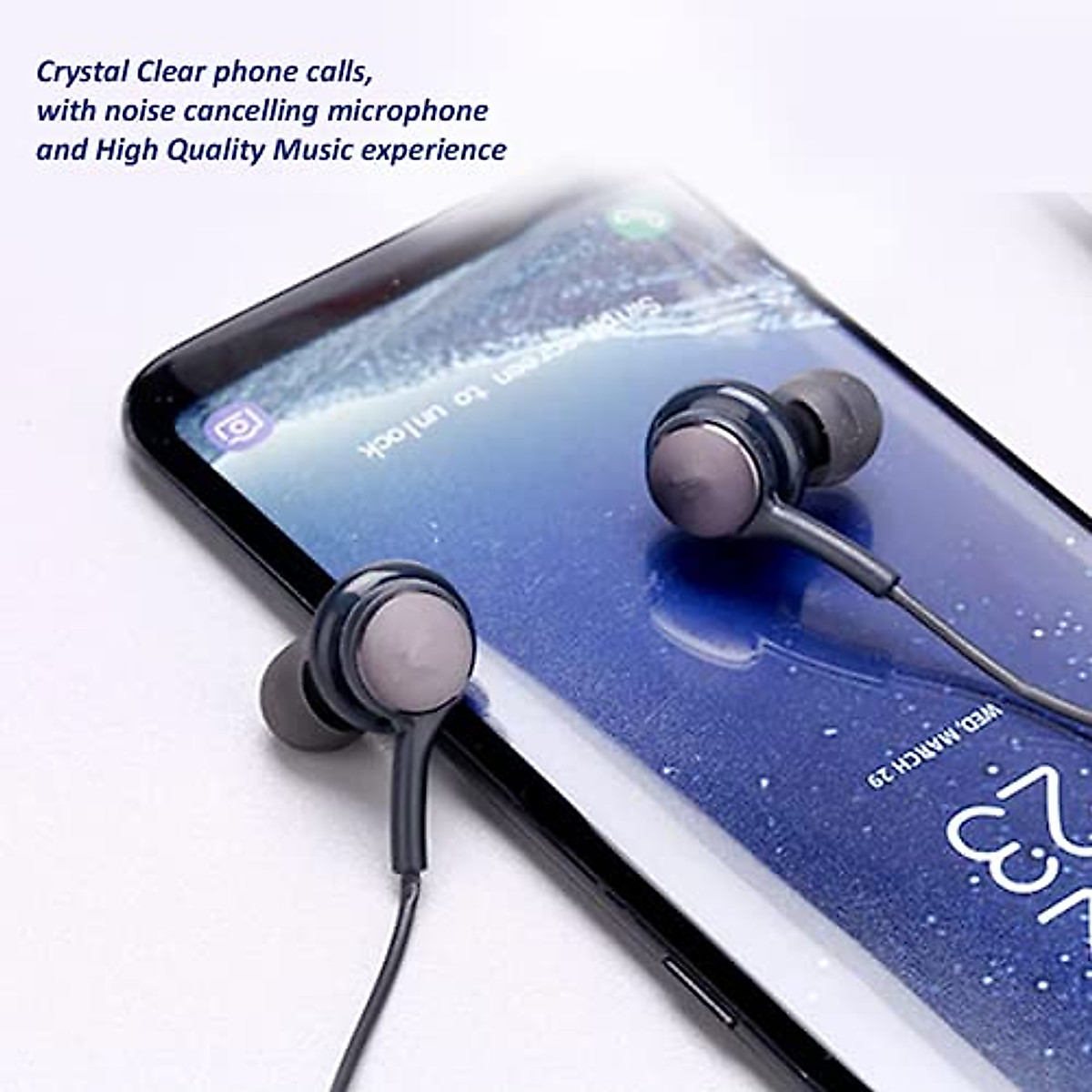 USB Type c Headphone Earbuds for Samsung Galaxy Note 10 Plus 5g Earphones with Microphone s23 s22 s20 s20+ Plus s21 Black Ear Buds Phones fe usbc