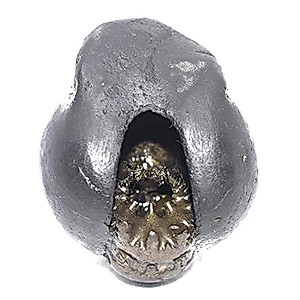 Rudrakshguru Wooden Bhuvaneshwari Shaligram (Black, 2.50 x 2-inch)