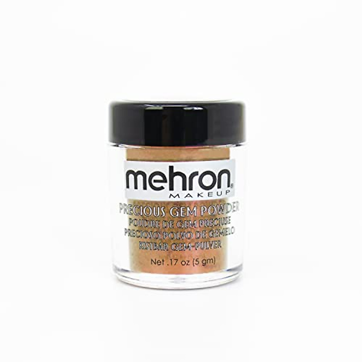Mehron Makeup Precious Gem Loose Pigment Shimmering Eye Powder (.17 oz) (Topaz)