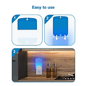 20 Pcs Refill Cartridges for Raid Essentials and for Stem Flying Insect Light Trap, Replacement Glue Card Compatible with Wondercide Indoor Plug-in Blue Light Trap for Fly Bug Mosquito Gnat