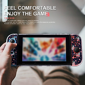 AoHanan Cheerful Hedgehogs Switch Screen Protector Cover Full Accessories Switch Game Case Protection Skin for Switch Console And Joy-Cons