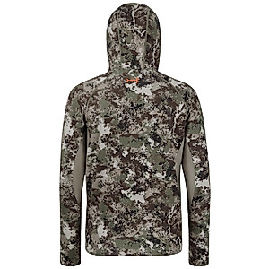 BASSDASH Men's UPF 50+ Lightweight Hunting Camo Hoodie Quick Dry Performance Long Sleeve Fishing Shirt with Hood FS30M