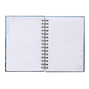 Christian Art Gifts Inspirational Journal Be Still Blue 192 Ruled Pages, Large Hardcover Notebook, Wire Bound