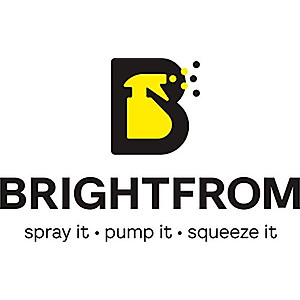 BRIGHTFROM 32 OZ Empty Plastic Spray Bottle, Heavy Duty with Adjustable Spray Nozzle, Chemical Resistant, All Purpose, Professional for Cleaning, Planting & Chemical Solutions