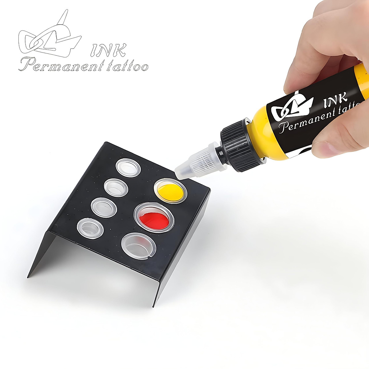 14Pcs Tattoo Ink 14 Colors Set 1 oz 30ml/Bottle Tattoo Inks Pigment Kit for 3D Makeup Beauty Skin Body Art