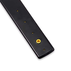 Ehdis 12.6x5 Inch Long Handle Scraper Plastic Water Car Squeegee with Black Rubber Grip Handle for All Types of Window Tint Film, Decals, Wrapping,Cleaning