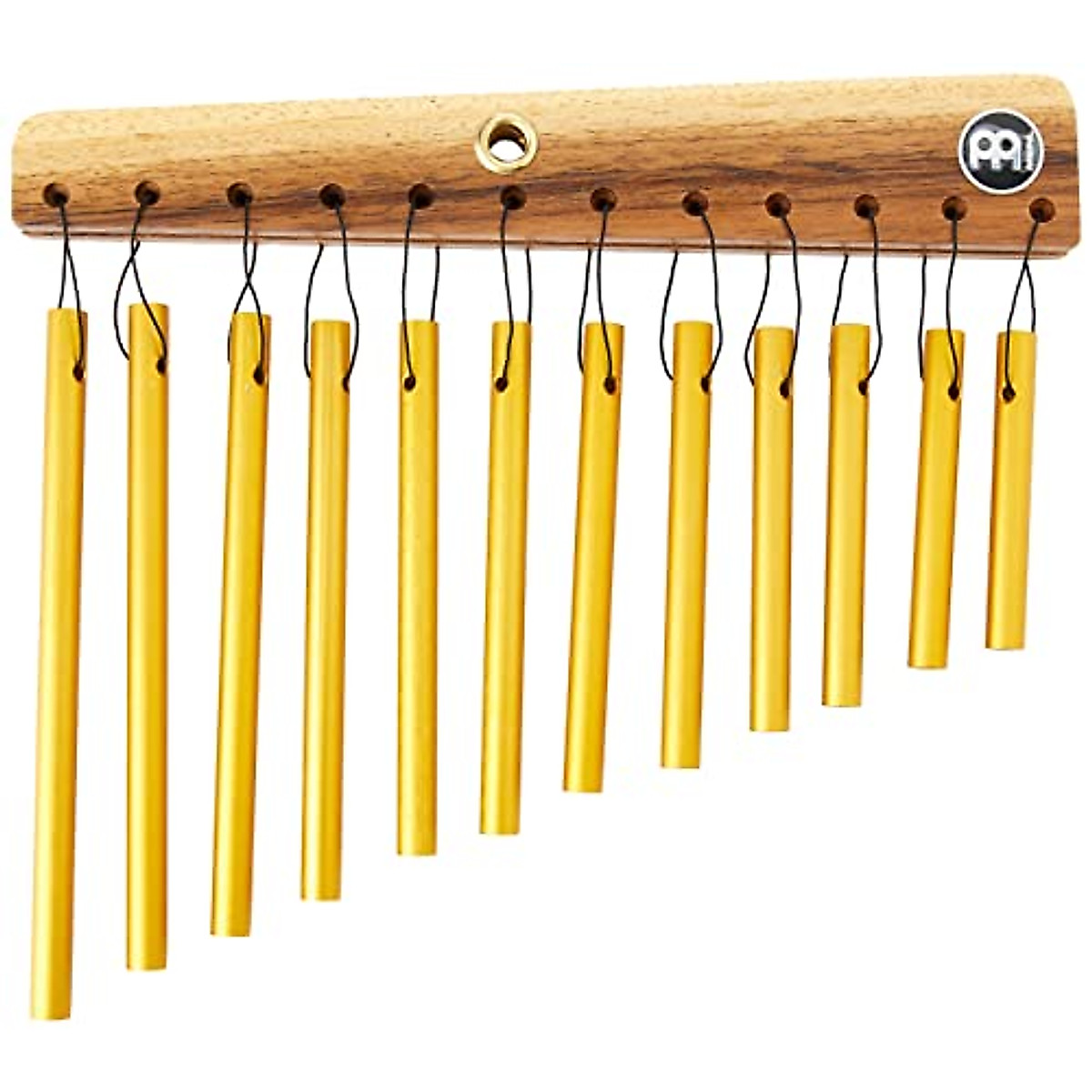 Meinl Percussion CH12 Gold Anodized Aluminum Alloy Single Row Chimes, 12 Bars