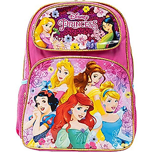 Princess 16" Deluxe Full Size Backpack - Lovely Garden - A19471