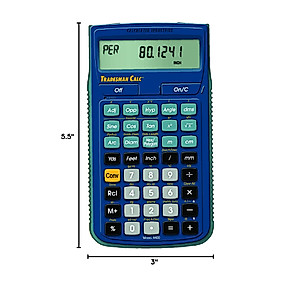 Calculated Industries 4400 TradesmanCalc Technical Trades Dimensional Trigonometry and Geometry Math and Conversion Calculator Tool for Tech Students, Welders, Metal Fabricators, Engineers, Draftsmen